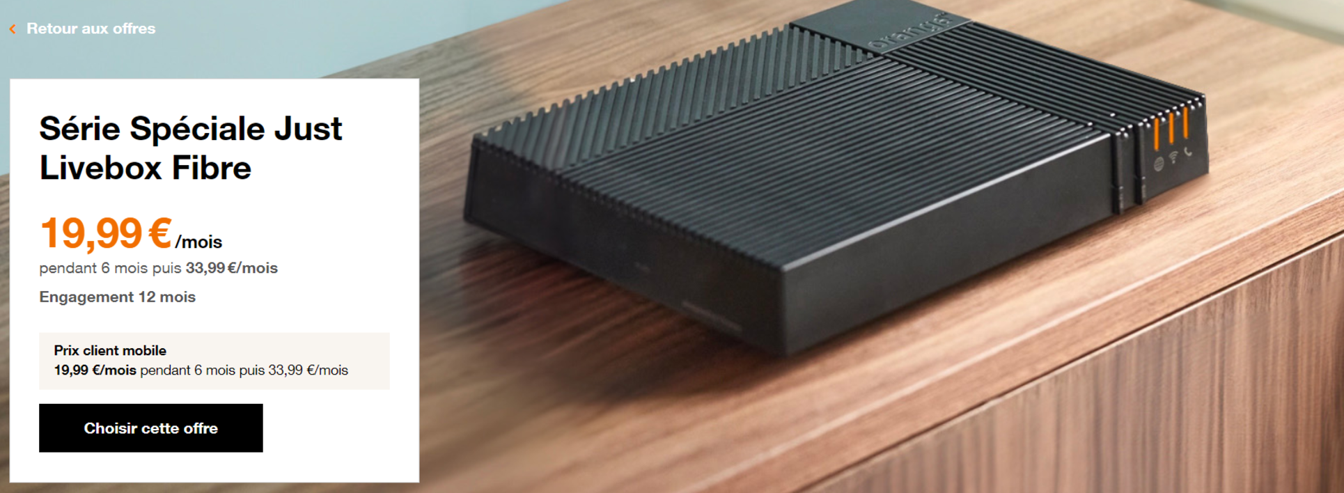 Just la Livebox, ça vous tente