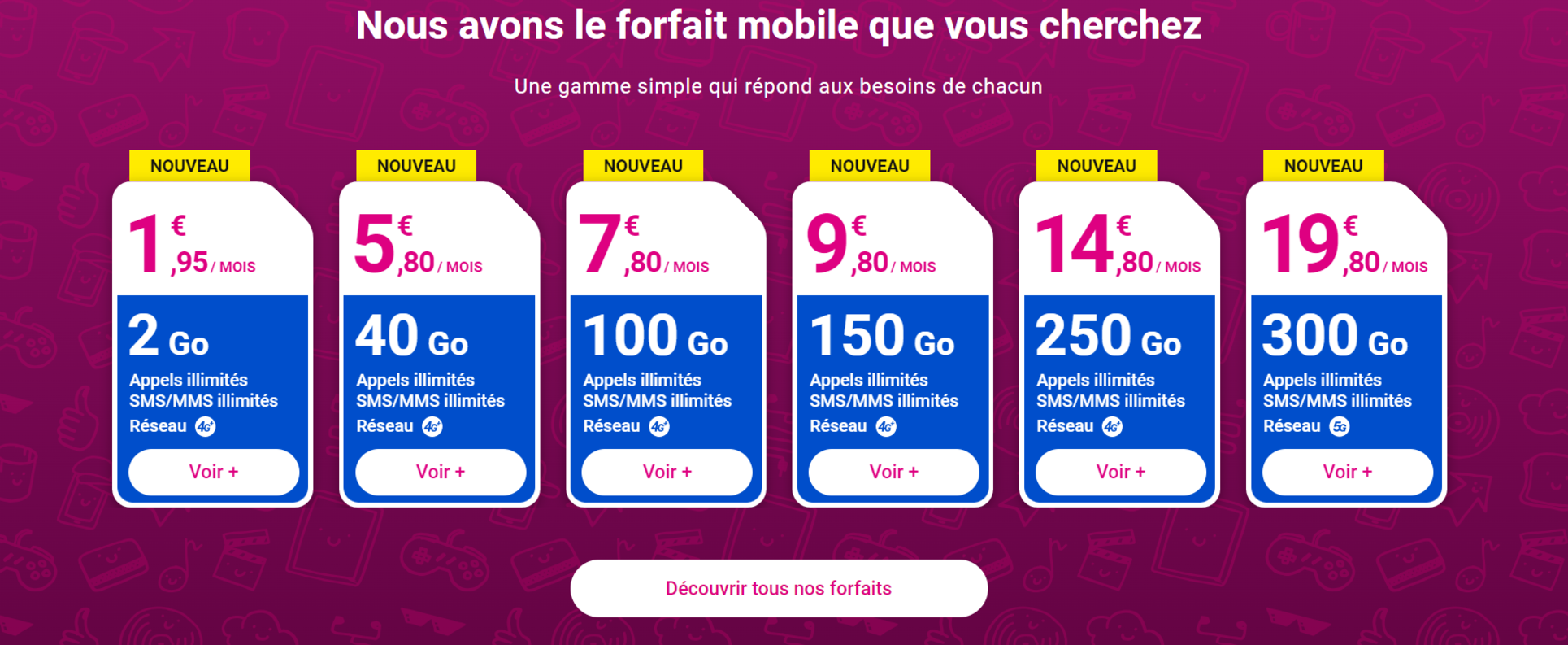 Reglo Mobile revient avec des nouveaux forfaits